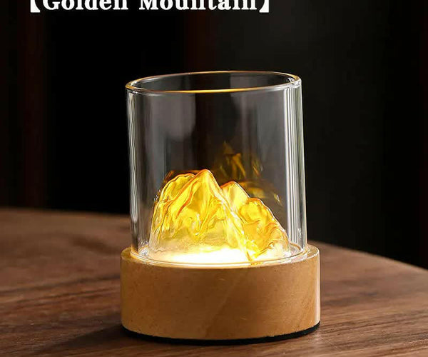 Explore the Elegance of Golden Glass Night Lights with Our USB ...